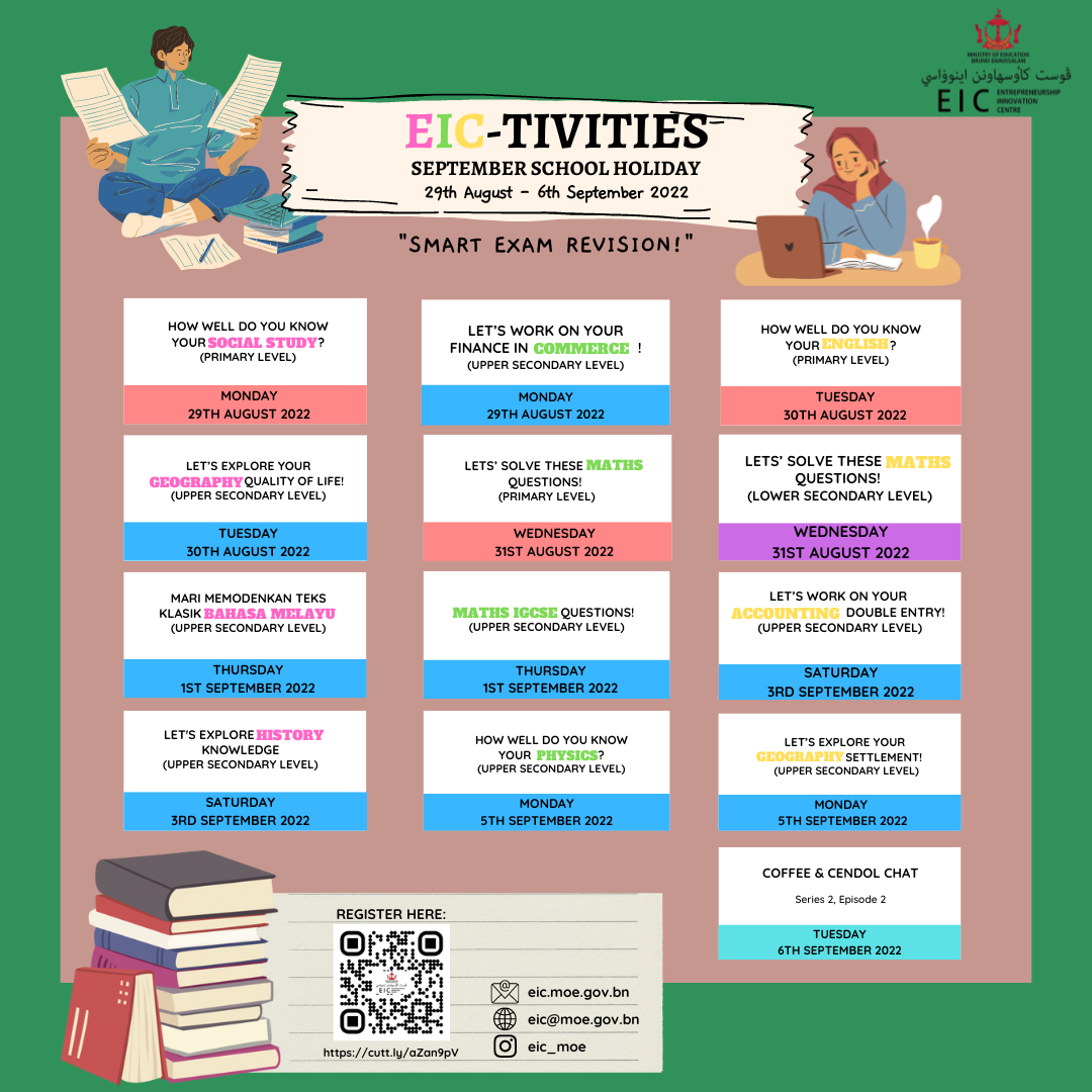 Announcements - EIC-Tivities Program For Second Term School...