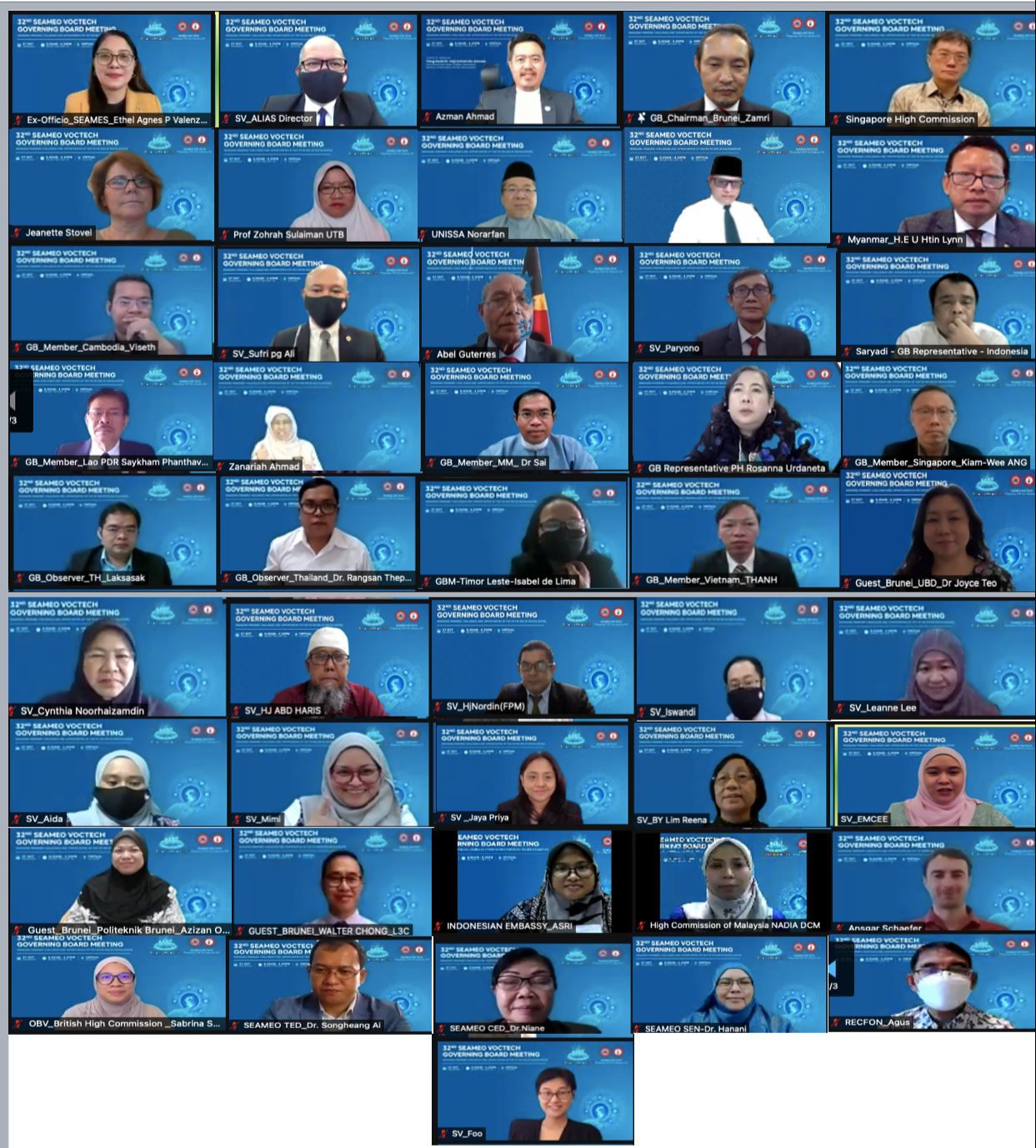 Images - Opening Ceremony of 32nd SEAMEO VOCTECH governing...